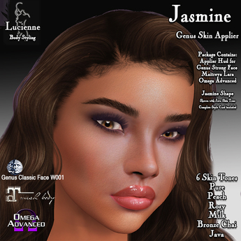 Second Life Marketplace - Genus Skin Jasmine Lucienne Body Styling
